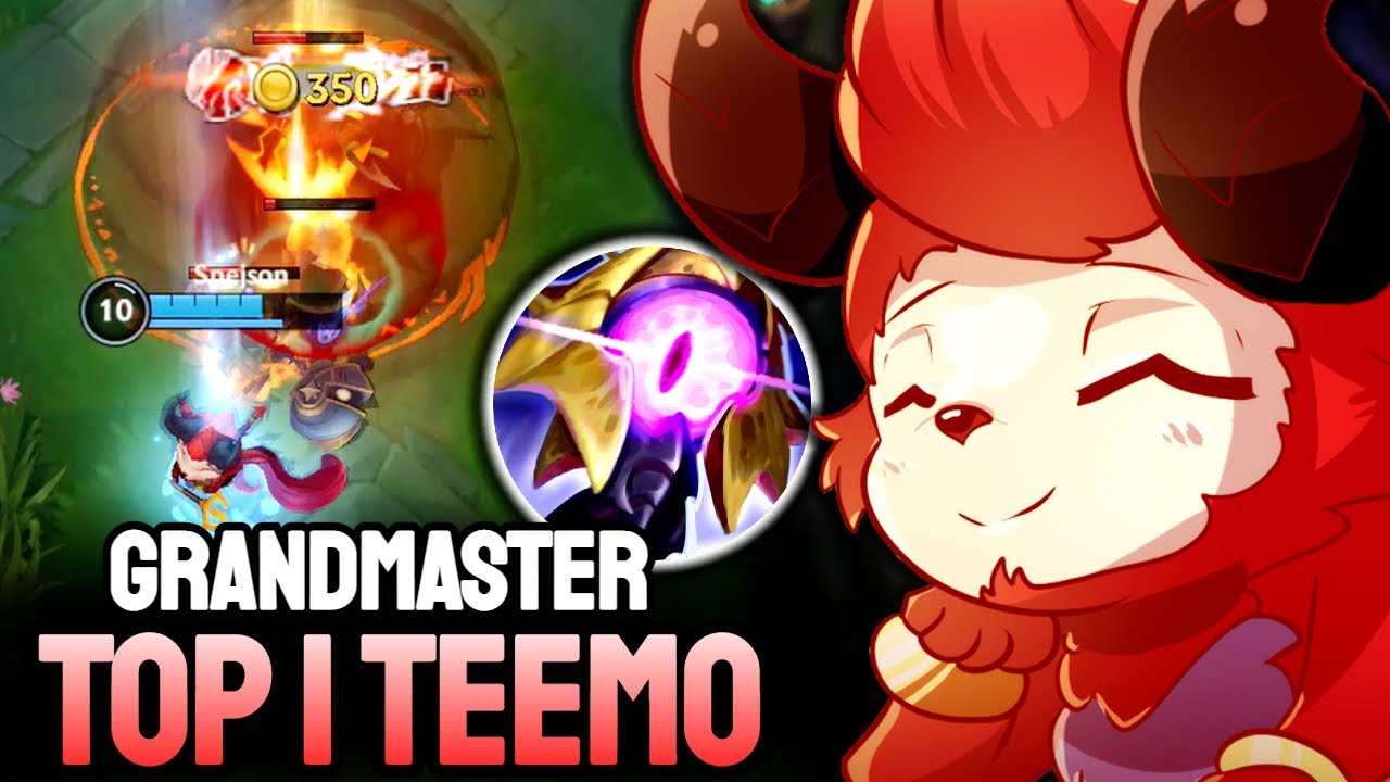 Wild Rift Teemo Top 1 Teemo Gameplay Grandmaster Ranked Youtube