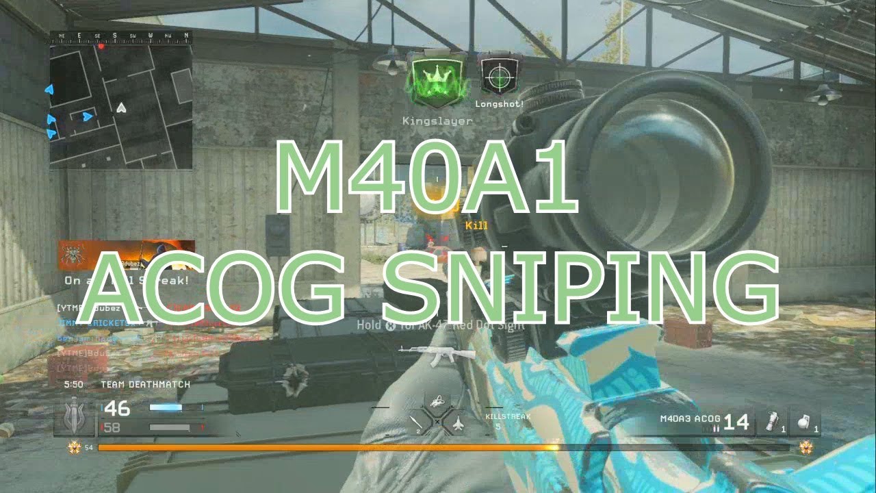 M40A3 ACOG SNIPING -MWR - YouTube