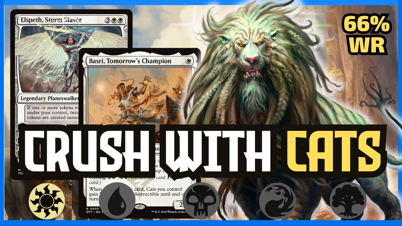 ⚪Mono White Cats is Still INSANELY Good | MTG Arena Standard Mythic ...