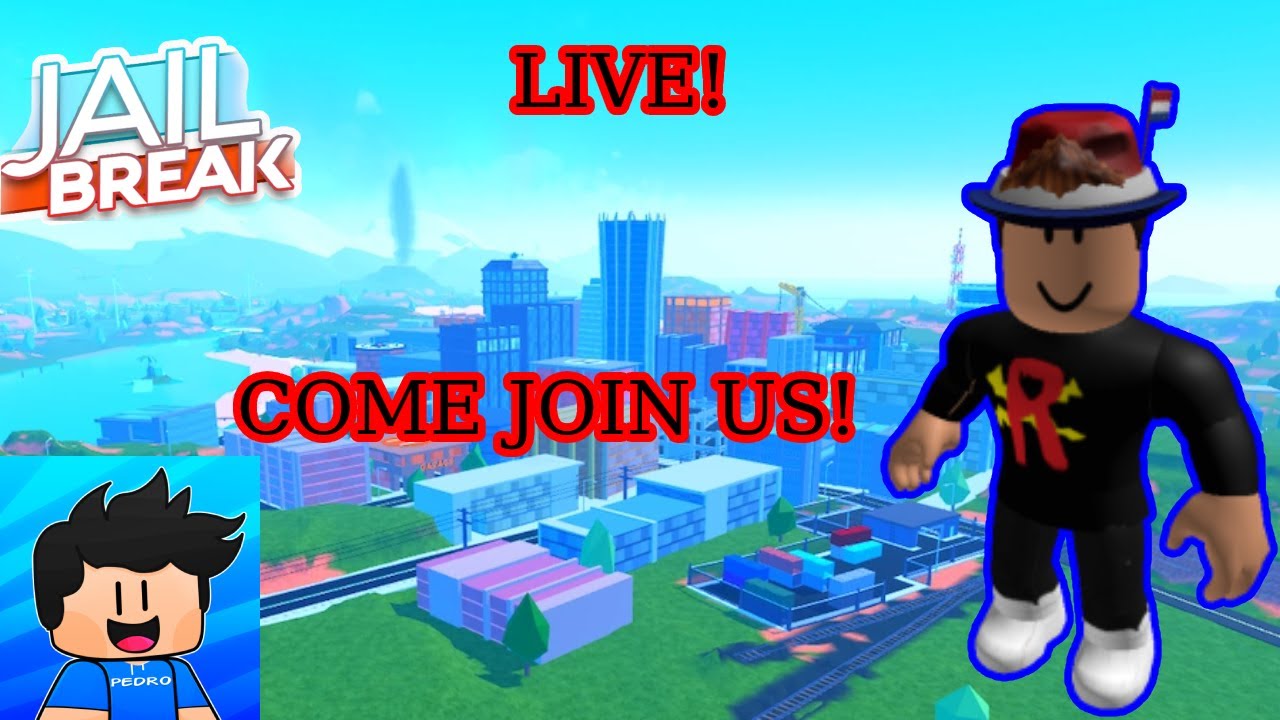 Playing Roblox Jailbreak with fans come join (NEW LOGO)#roadto500subs ...