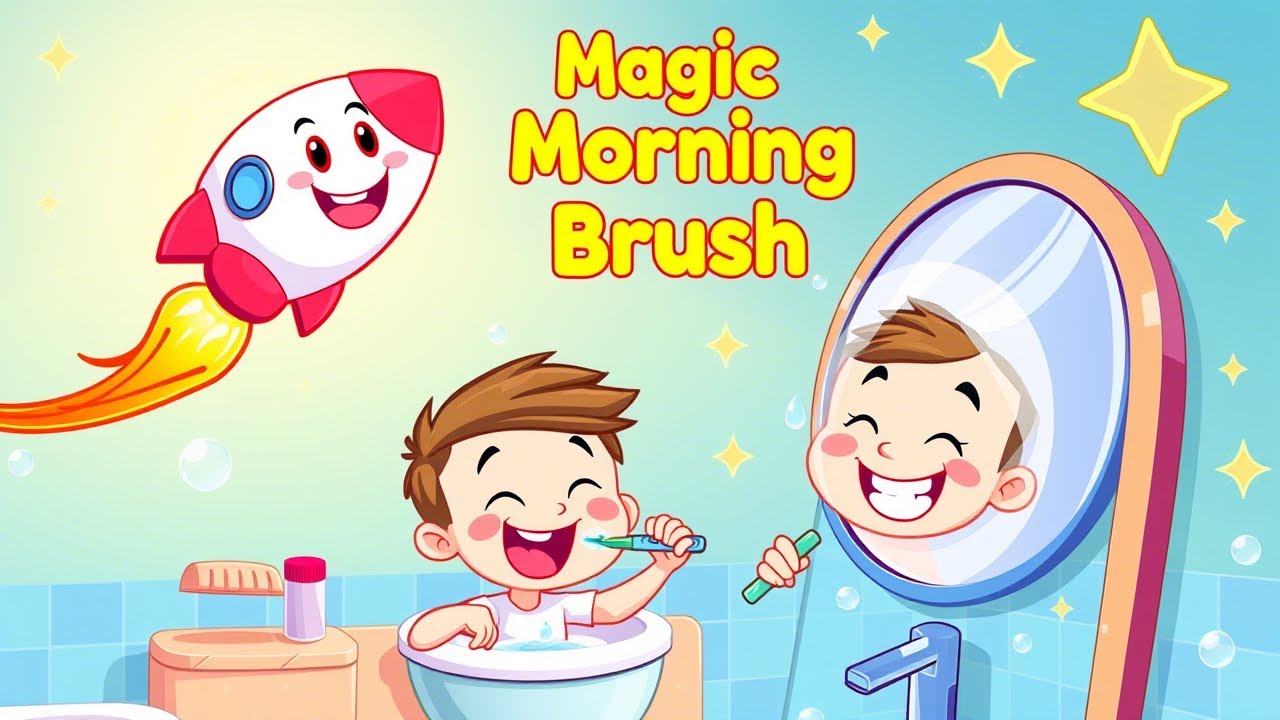 Good Morning song for kids, Magic Morning Brush: Transform Your Morning ...