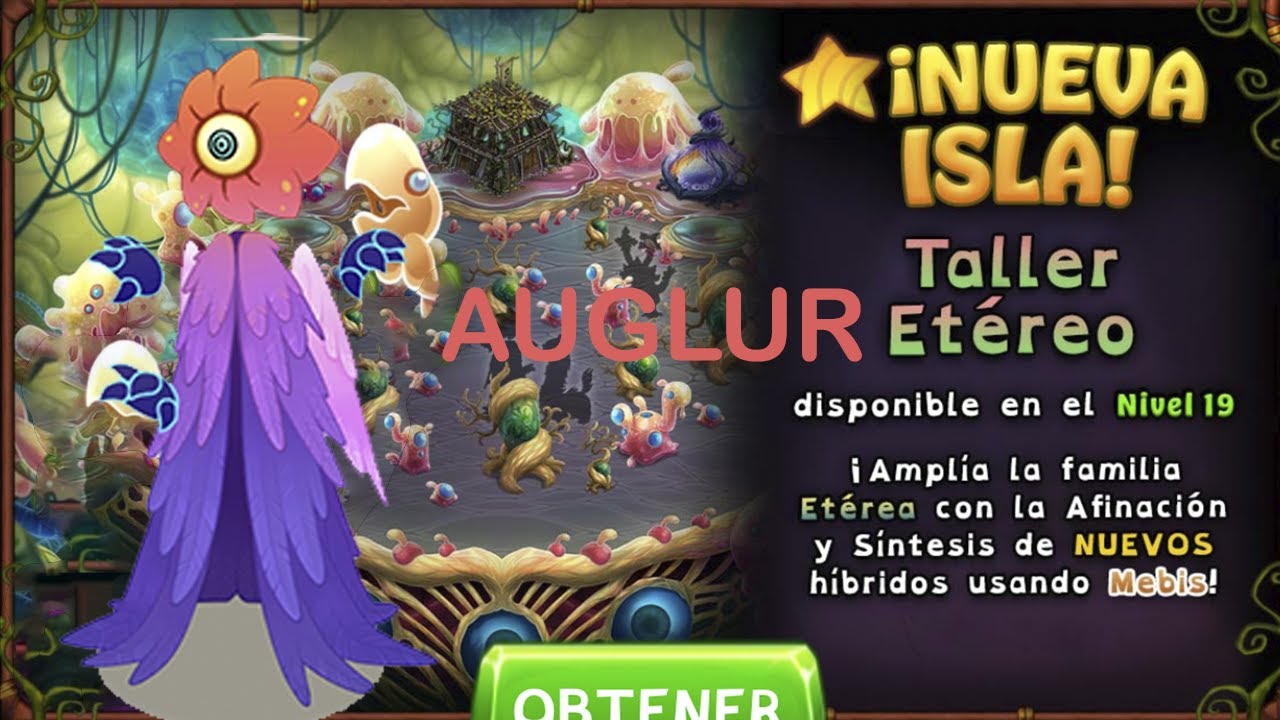 #AUMOJEADA My Singing Monsters #Auglur - YouTube