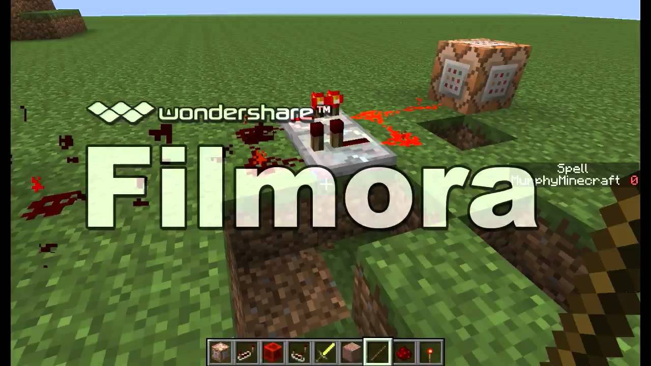 Minecraft Redstone creation- 2d platformer! - YouTube