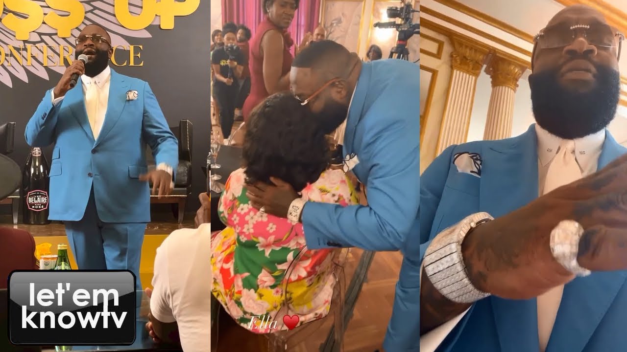 Rick Ross Showing Off His $2M Watch And This Crazy Diamond Ring At His ...