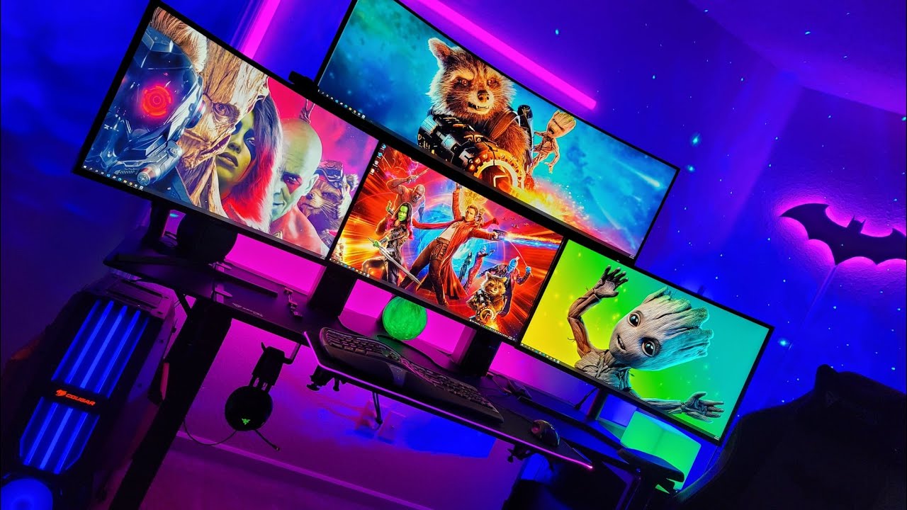 Guardians of the Galaxy - Ultimate RGB Gaming Setup - RTX 3090 FTW3 ...
