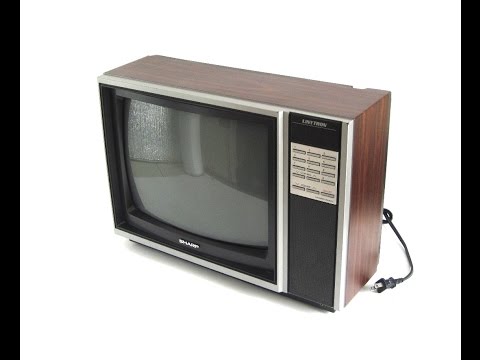 1980s Sharp Linytron TV Demo CRT Television Set Model 13MM57, Apex ...