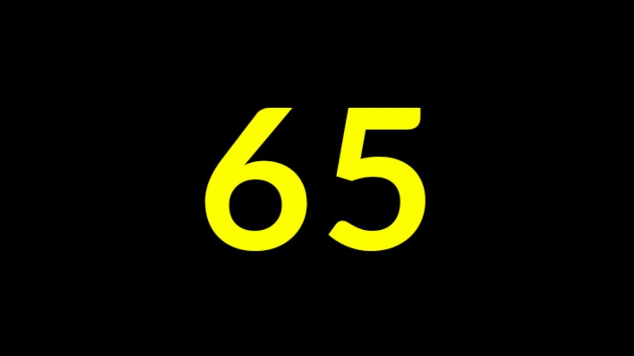 65 Second Countdown Timer With Sound Effect - YouTube