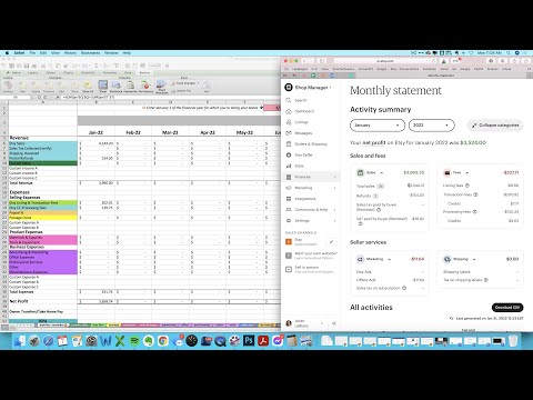 How to Reconcile your Etsy Reports - YouTube