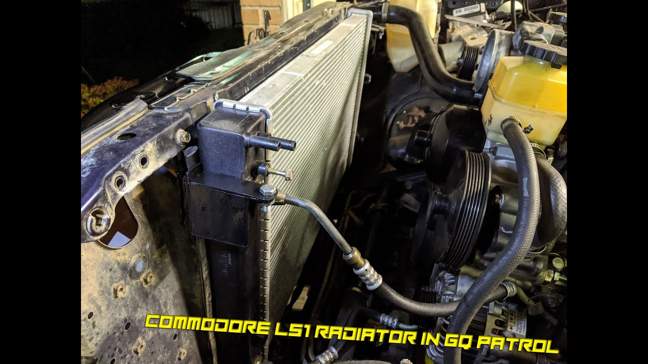 Radiator Mounts And Lines (LS1 Patrol Part 12) - YouTube