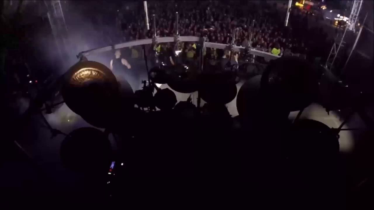 Mayhem Sweden Rock Festival 2016 Hellhammer Drum cam - YouTube