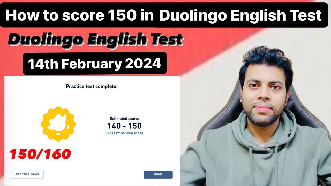 Duolingo English Practice Test | How to score 150 in Duolingo English ...