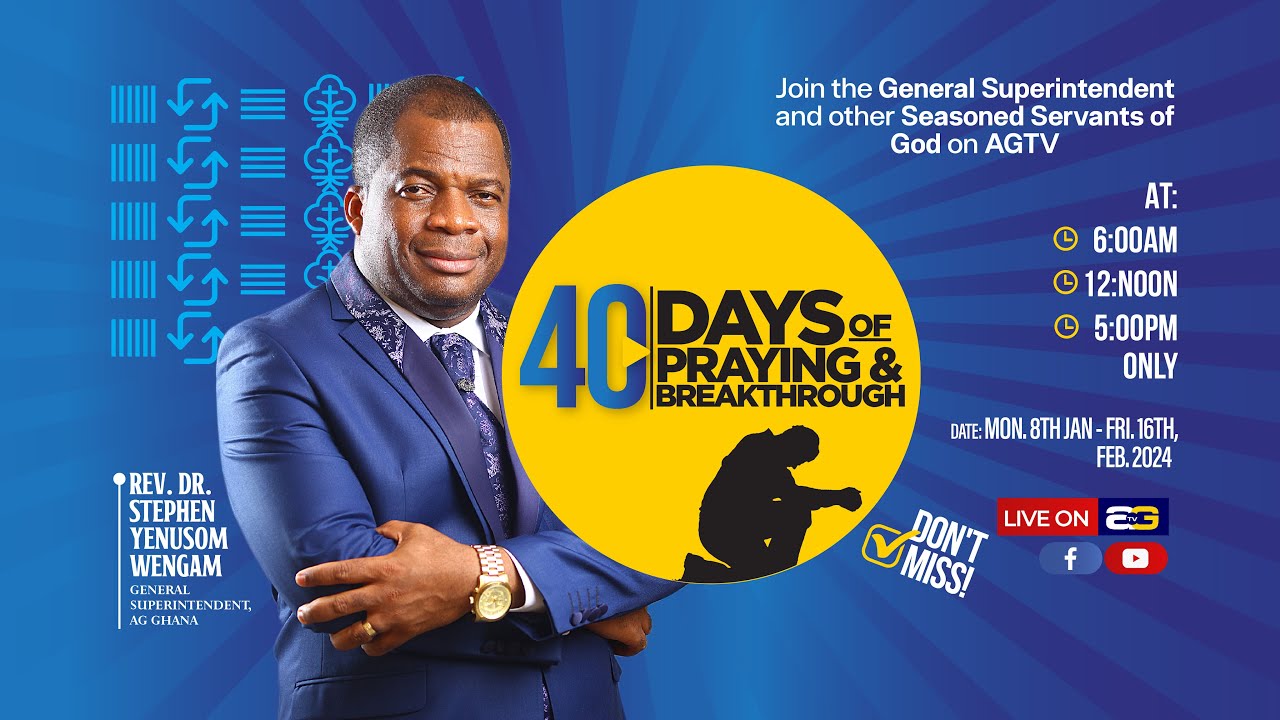 40 DAYS OF PRAYERS AND BREAKTHROUGH - DAY 16 EVENING SESSION - YouTube