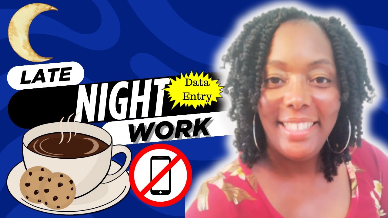 Late Night Data Entry Job Work from Home No Phone! - YouTube