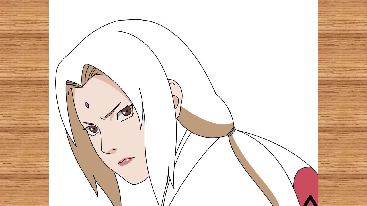 How To Draw Tsunade Step By Step / Boruto / Tamanna's Drawing - YouTube