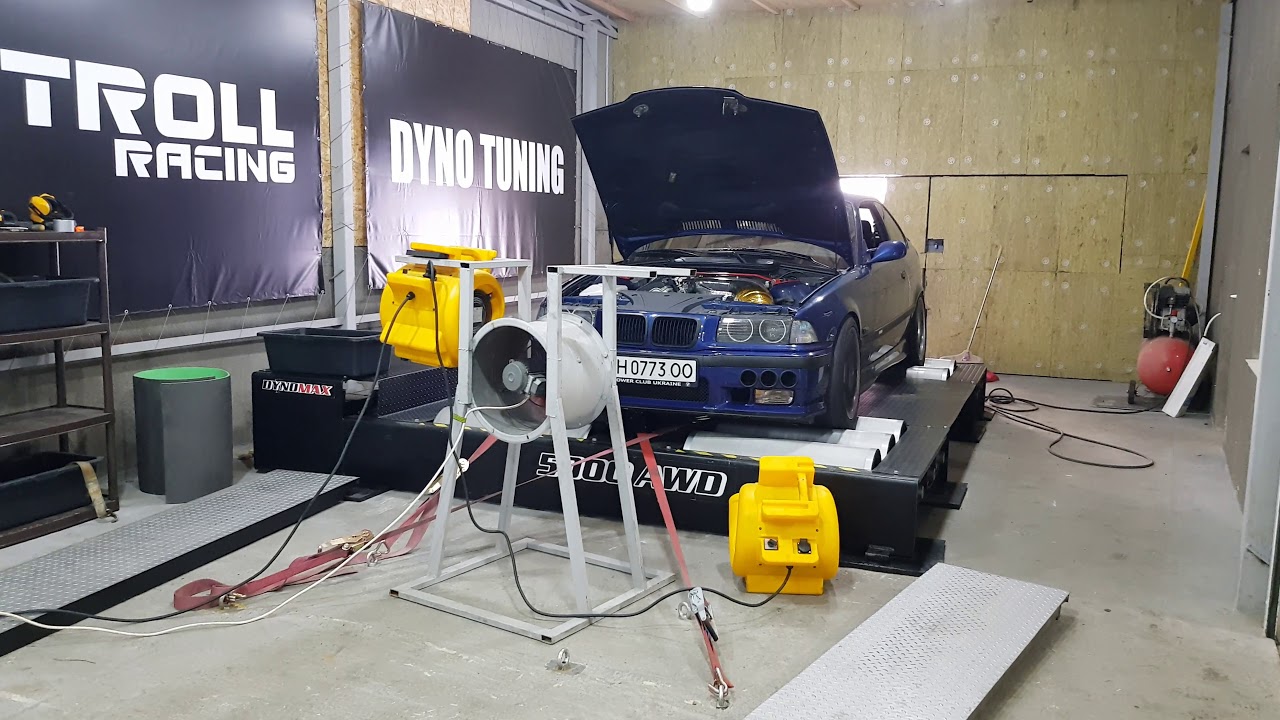 Bmw m3 s54 dyno Troll racing - YouTube