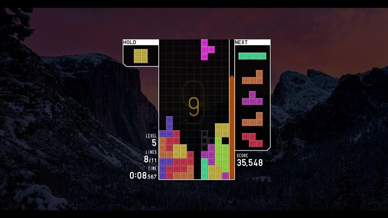 Tetris shenanigans pt 2 (finishing pt 1, 40 lines, New Blitz score) - YouTube