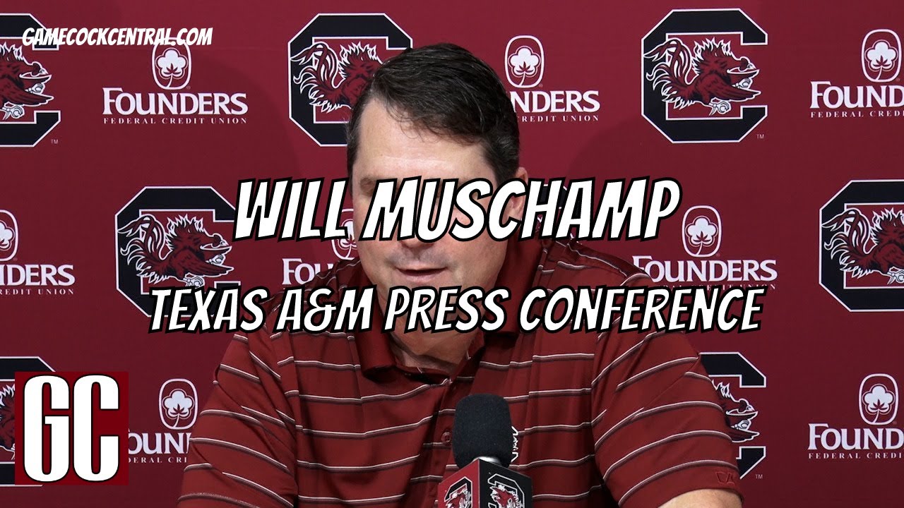Will Muschamp - Texas A&M preview press conference - YouTube
