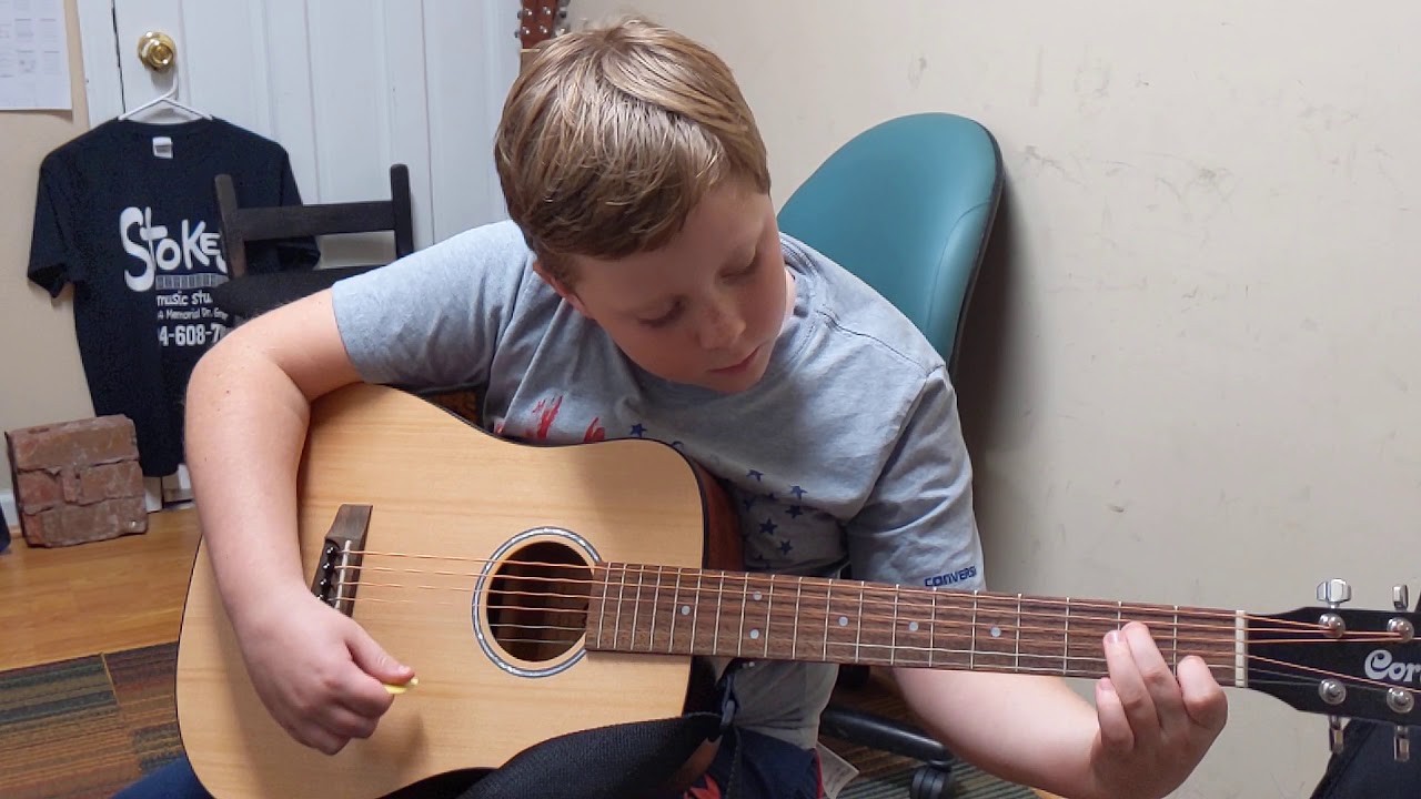 Hayden playing guitar - YouTube