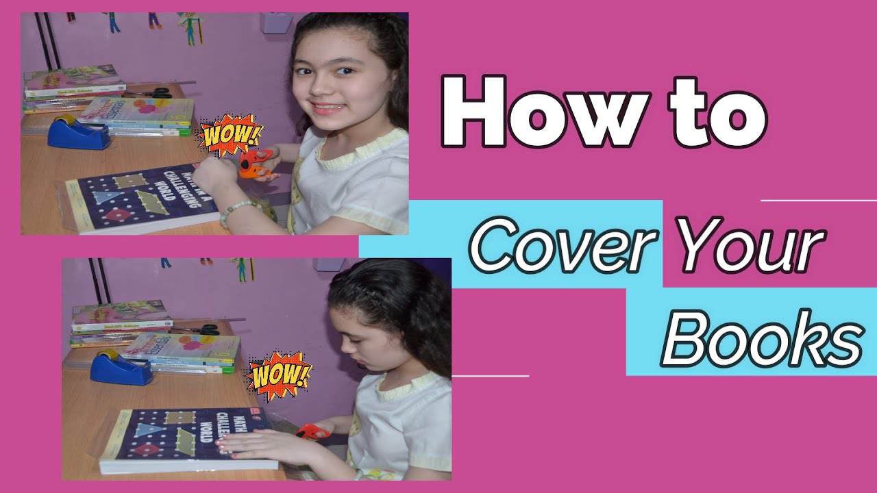How to Cover Your Books! - YouTube