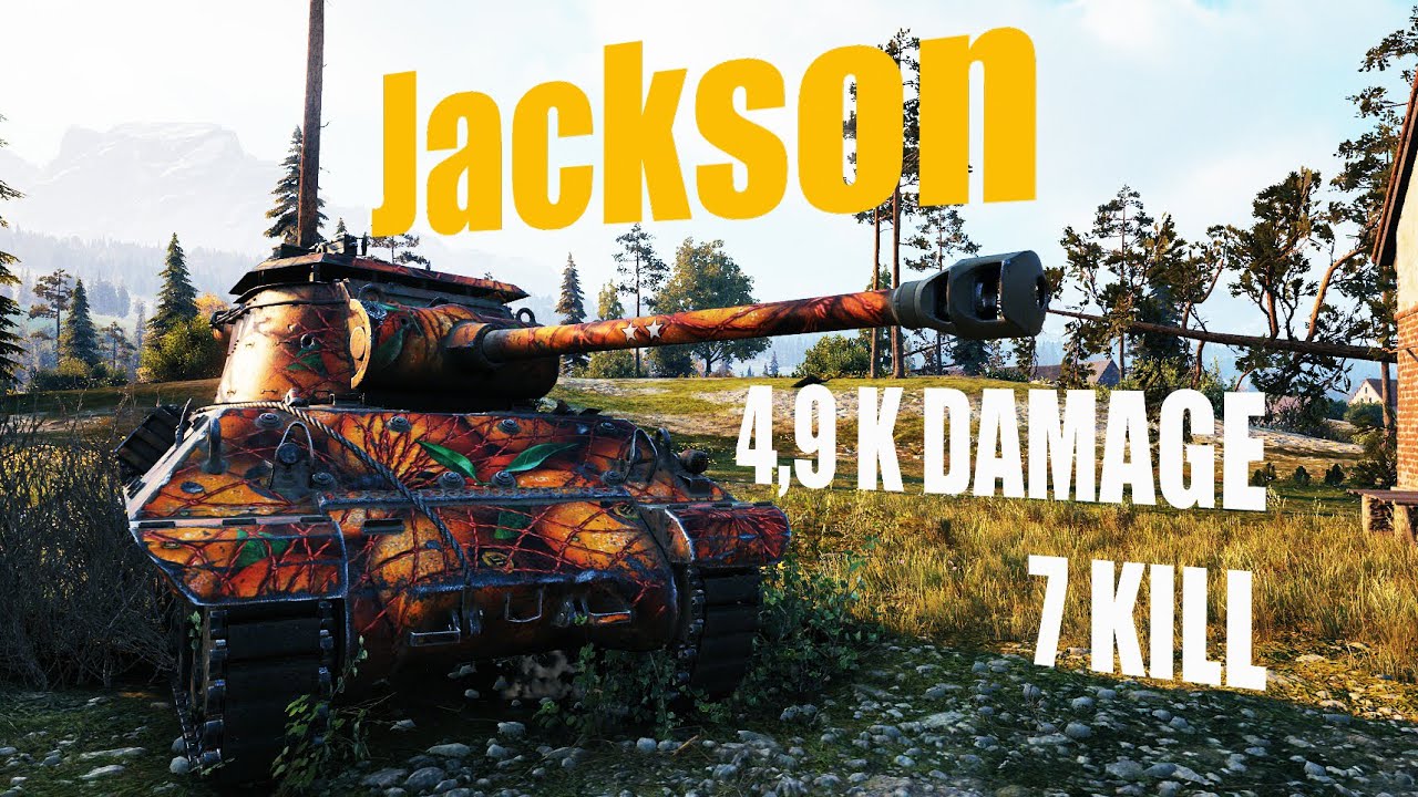 M36 Jackson 7 Kills 4,9 K Damage World of Tanks - YouTube