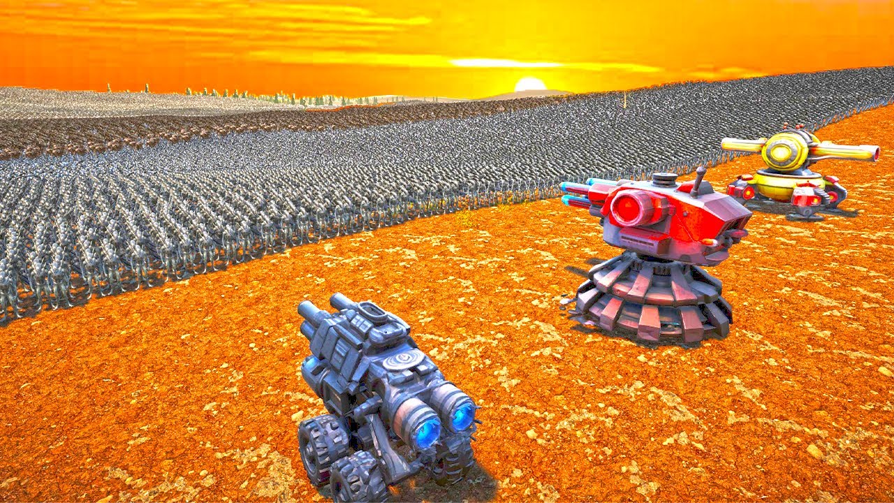 Ratio, Beta & Gamma Turret vs 2.4 Million Alien, troll & Night King ...