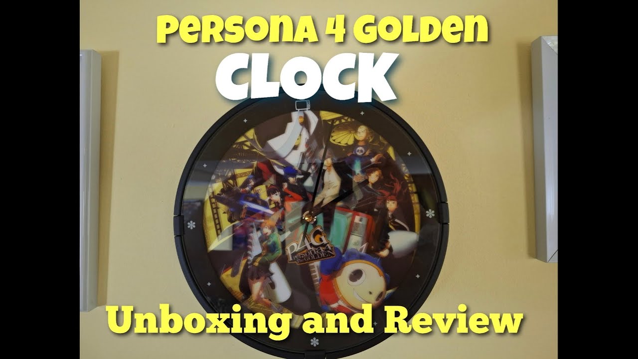 Persona 4 Golden Clock Unboxing and Review - YouTube