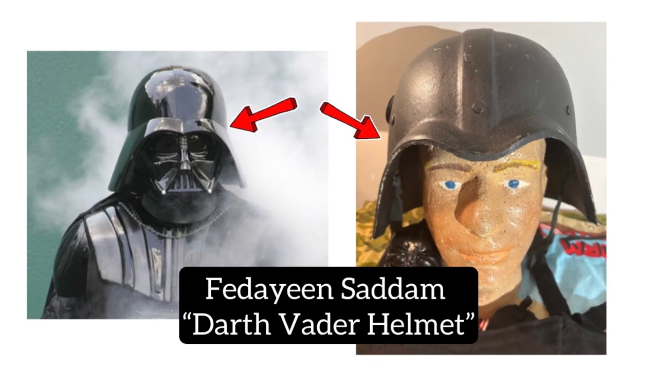 The Darth Vader Fedayeen Saddam Helmet - YouTube