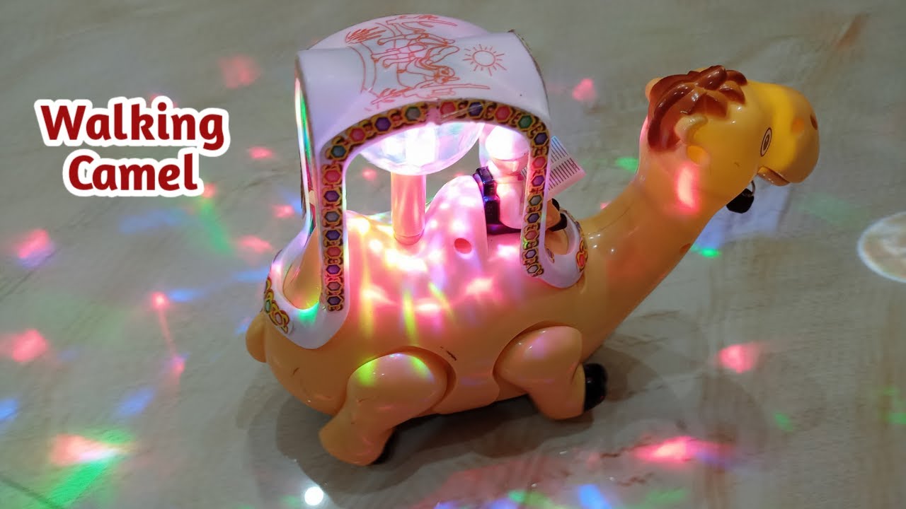 Walking Camel Toy With Light | Battery Operated Camel Toy - YouTube