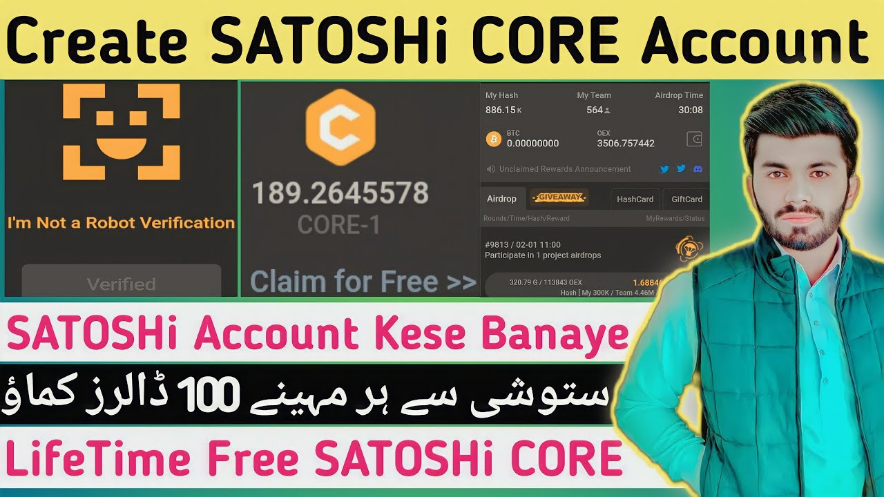 SATOSHi CORE Account Kese Banaye | SATOSHi CORE Registration and KYC ...