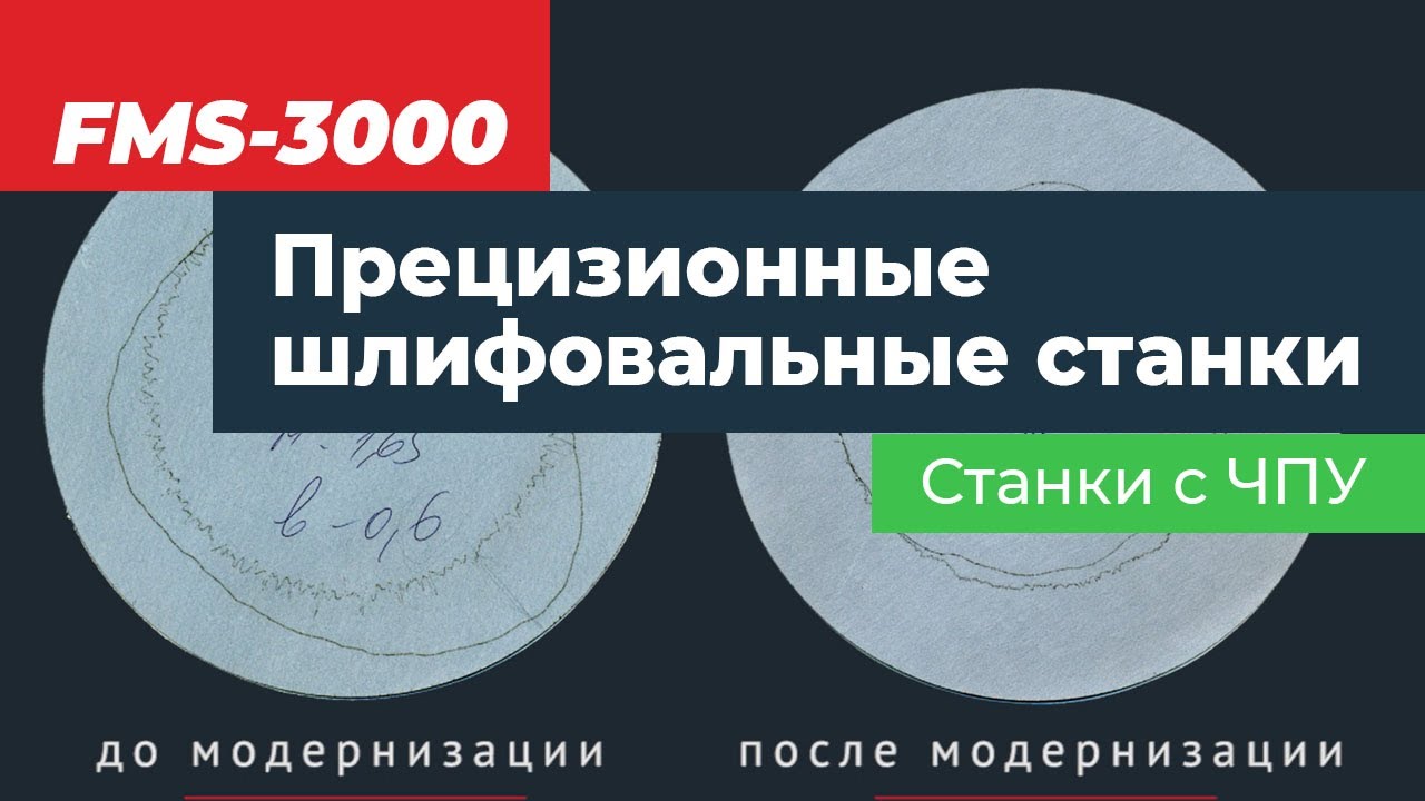 Применение FMS-3000 на прецизионных шлифовальных станках. - YouTube