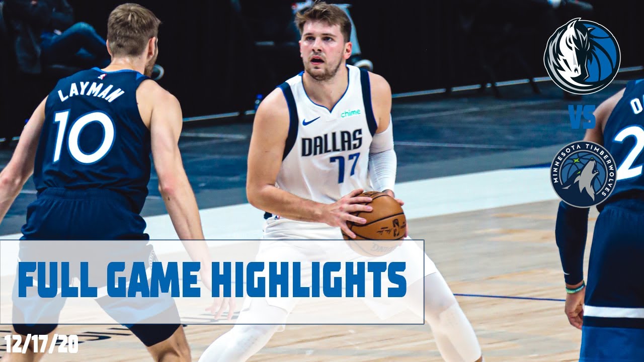 Luka Doncic (20 points, 7 assists) Highlights vs. Minnesota ...