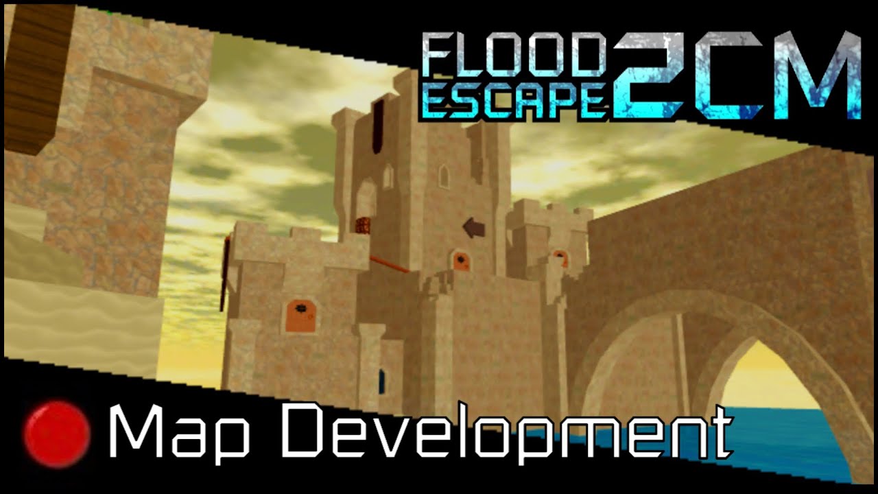 Working On My Flood Escape 2 Map LIVE! Part 6 - YouTube
