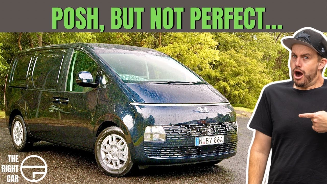 Best light commercial work van? 2024 Hyundai Staria Load Premium review ...