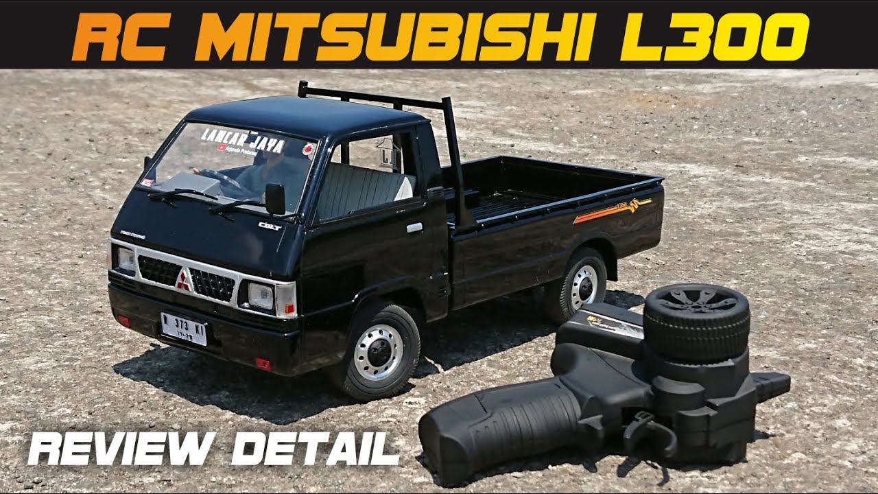 REVIEW DETAIL RC MITSUBISHI L300 • BASIC WPL D12 1/10 - YouTube