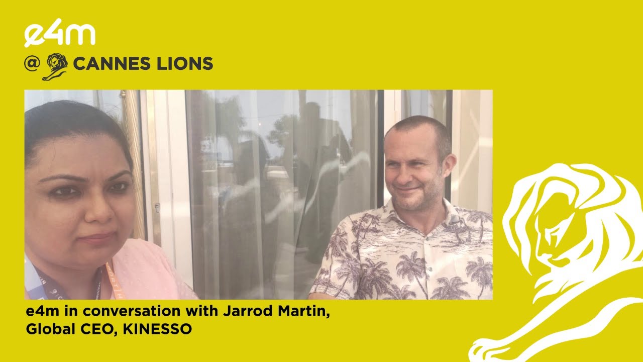 Exclusive interaction with Jarrod Martin, Global CEO, KINESSO, at ...
