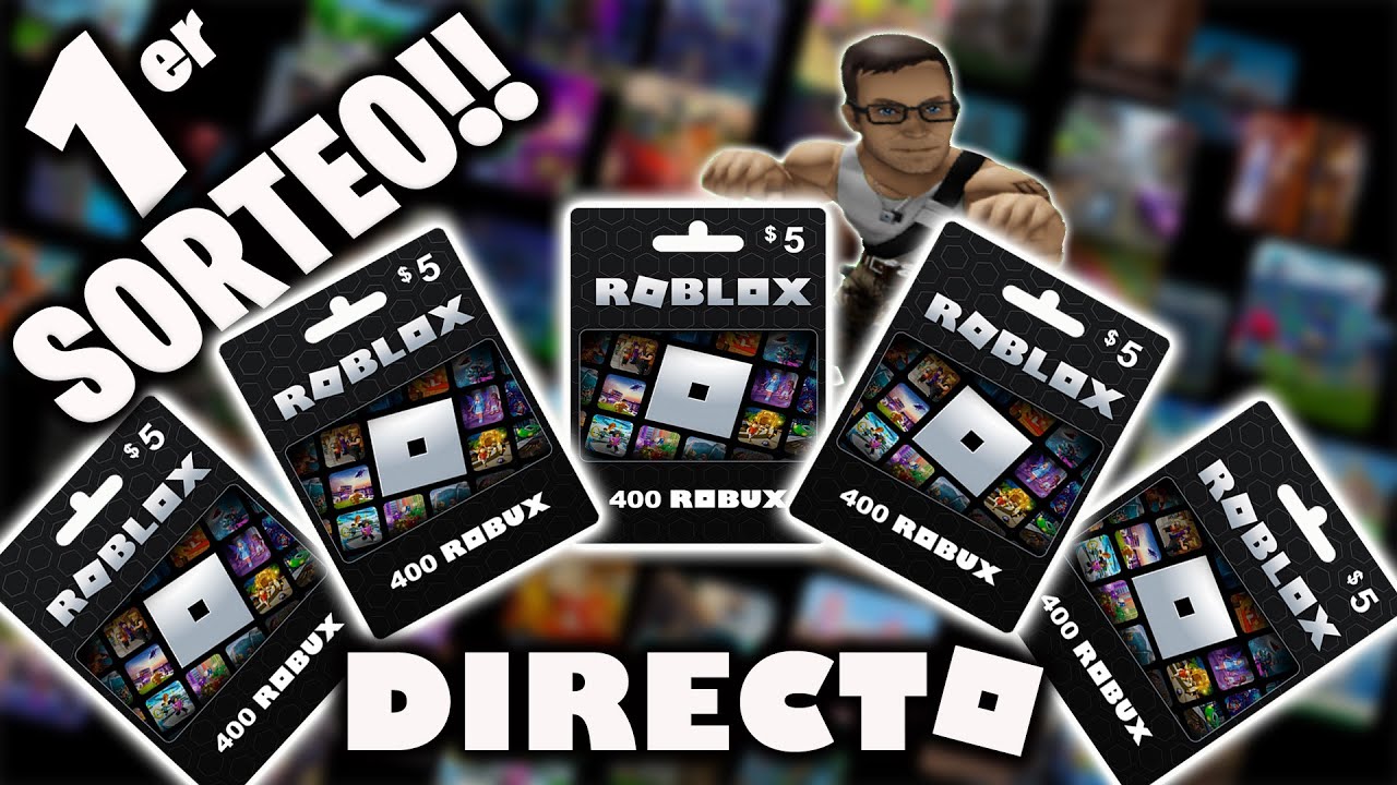 🔴 1º SORTEO!! 5 TARJETAS ROBUX!! ROBLOX JUGANDO CON SUBS en vivo ...