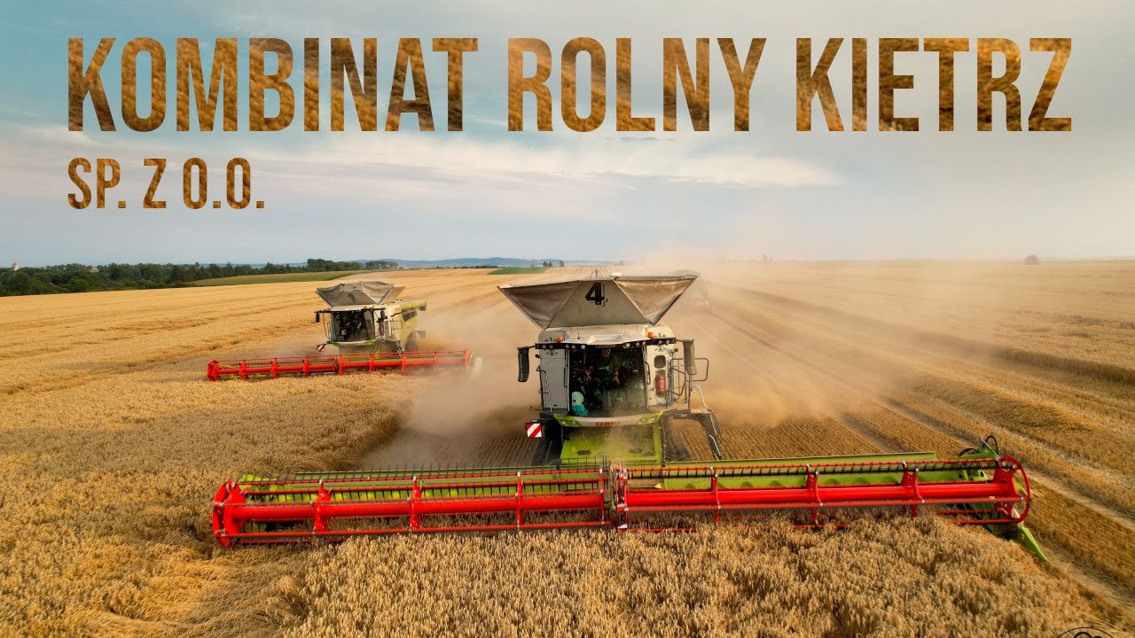 🇵🇱Kombinat Rolny Kietrz🇵🇱 | Pszenica vs 4 Lexiony 8900 | Big Harvest in ...