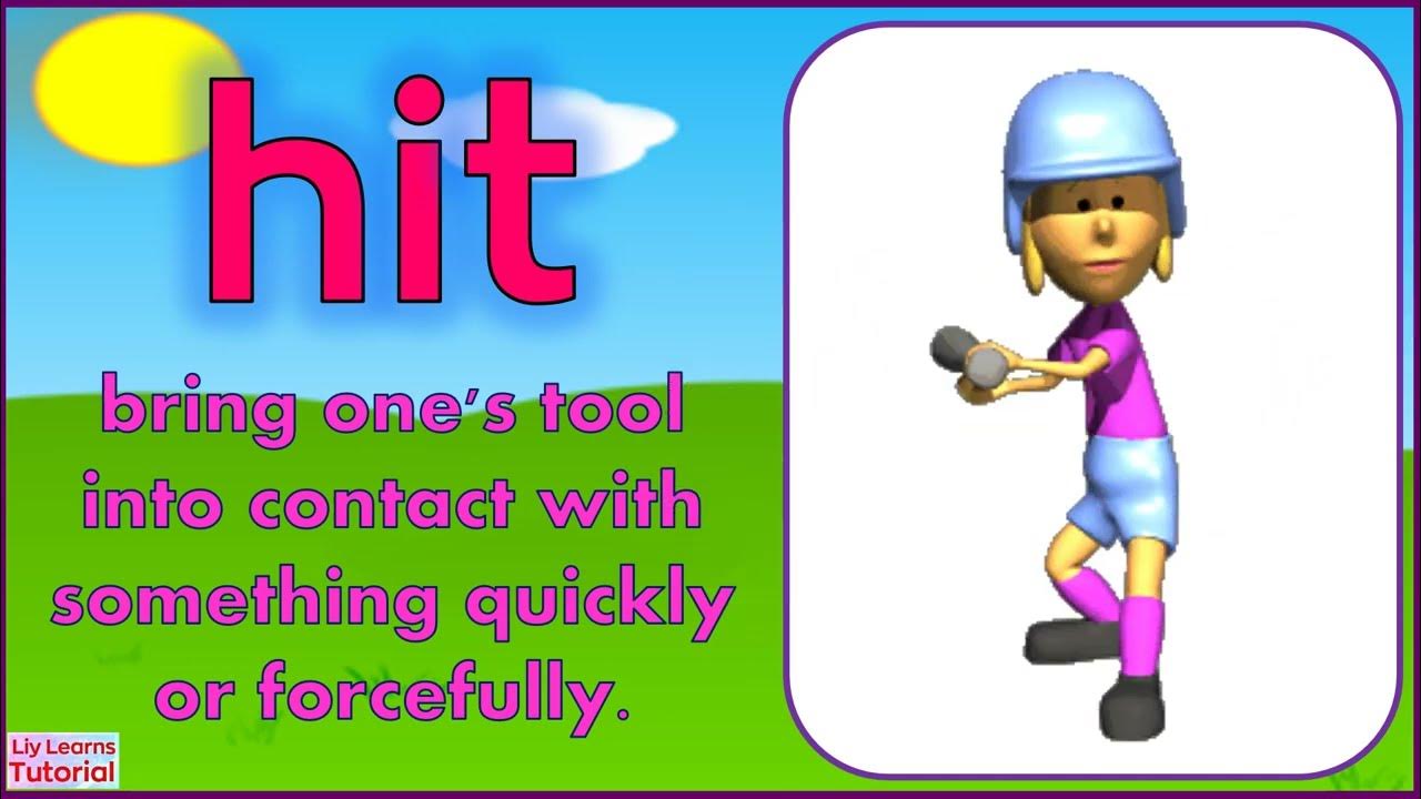 VERB || Action Words || How to play with a ball? || Liy Learns Tutorial ...