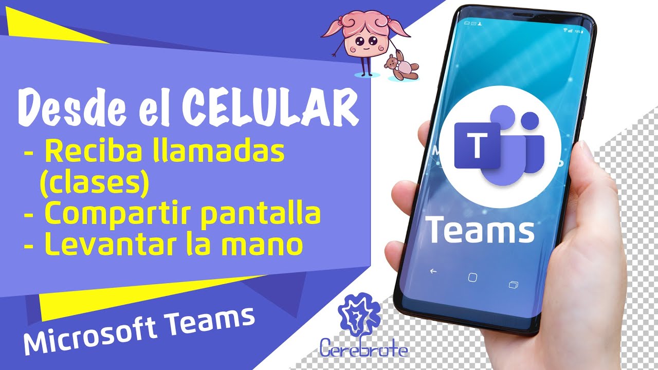 Cómo recibir clases de Teams 📲 Levantar la mano | Compartir pantalla en ...