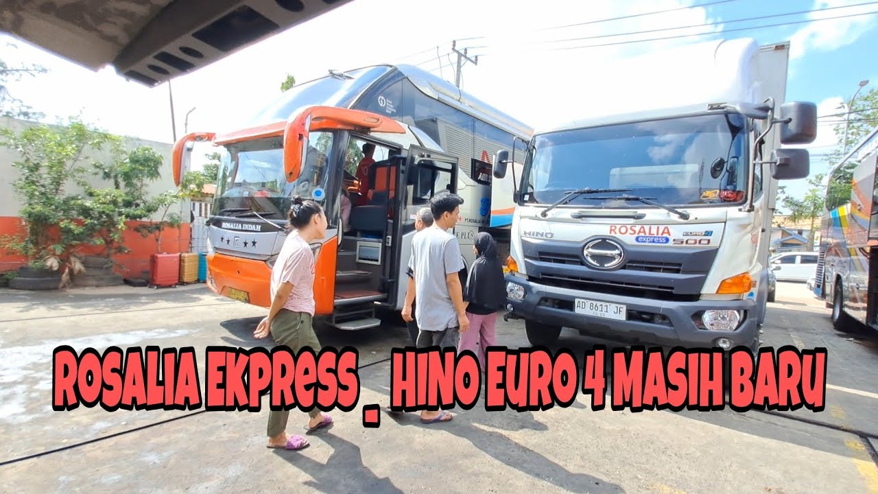 Hino Euro 4 Rosin Express Terbaru Kembali Merapat Ke Palembang📍Full ...