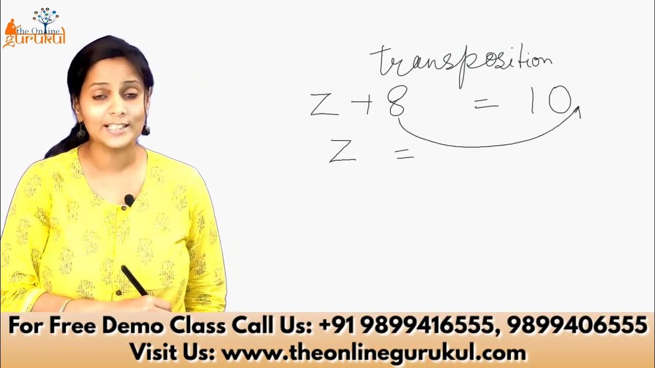 Simple Equations Class 7 Class 7 Maths Chapter 4 - YouTube