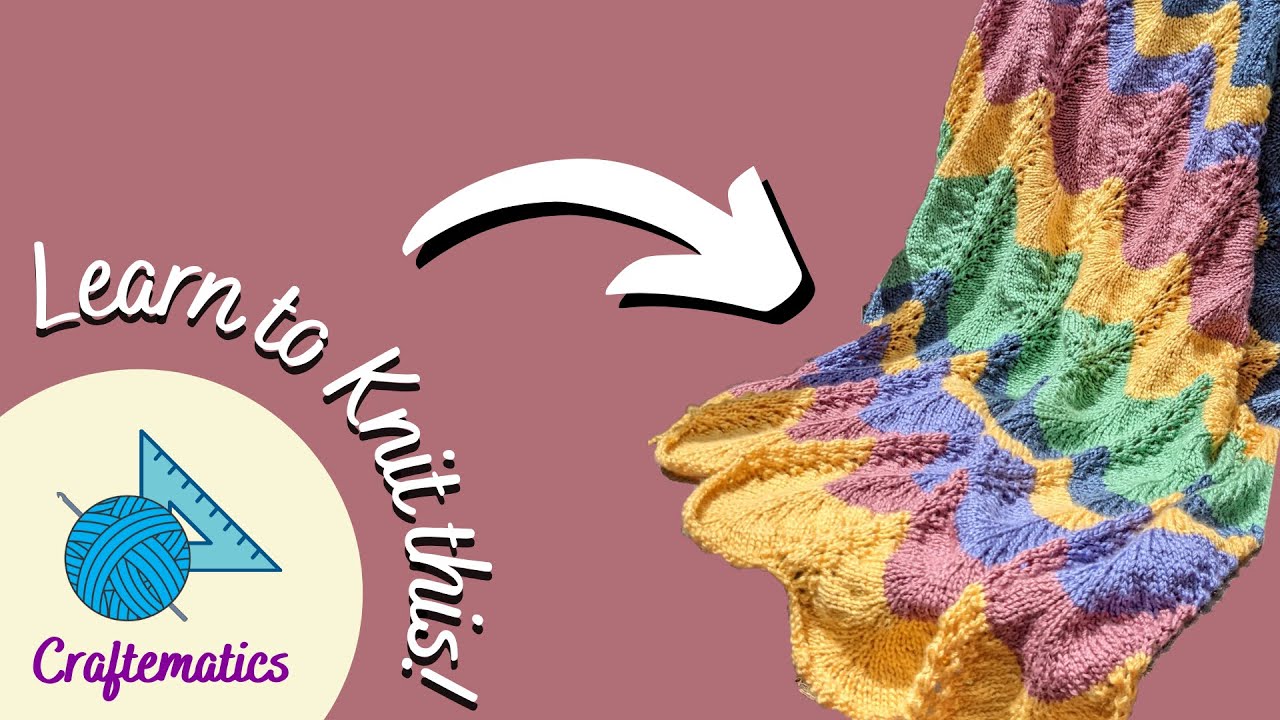 Gentle Waves Knit Blanket | FREE Pattern & Tutorial - YouTube