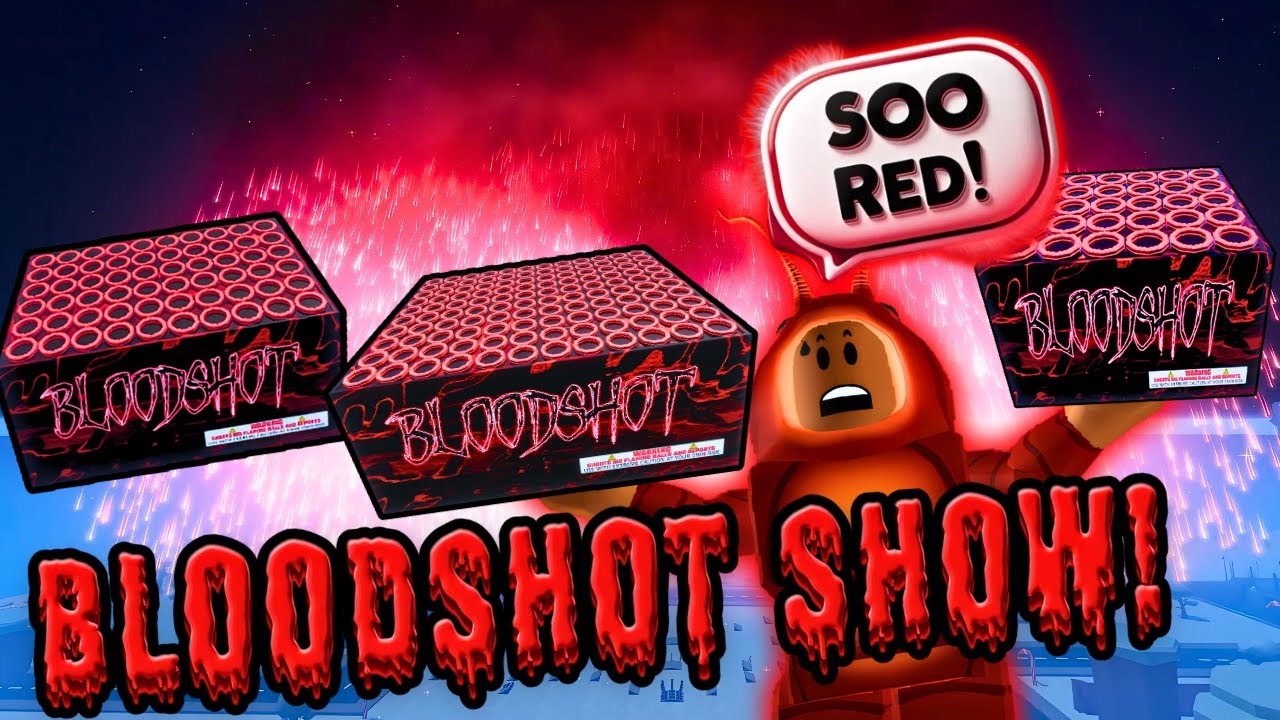 WOW! Crazy Blood Shot show (Fireworks playground) Roblox. - YouTube