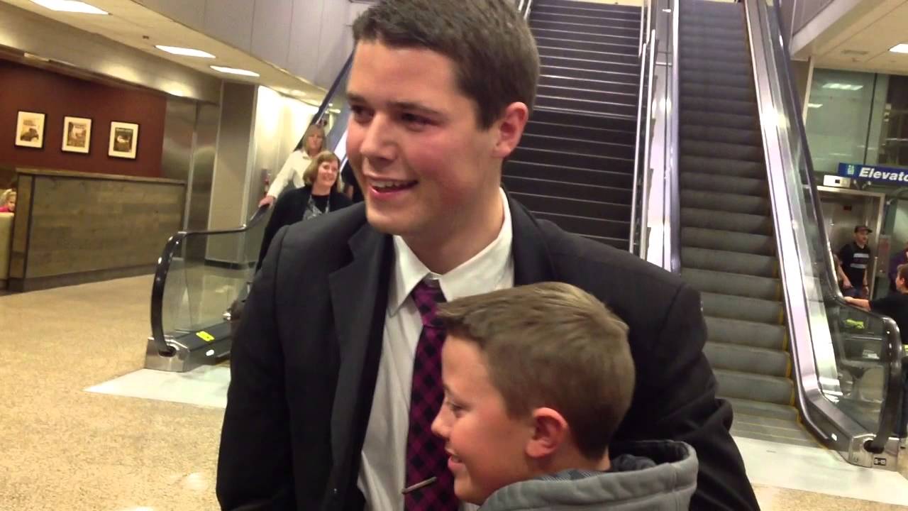 Justin's Return from Atlanta Georgia Mission - YouTube