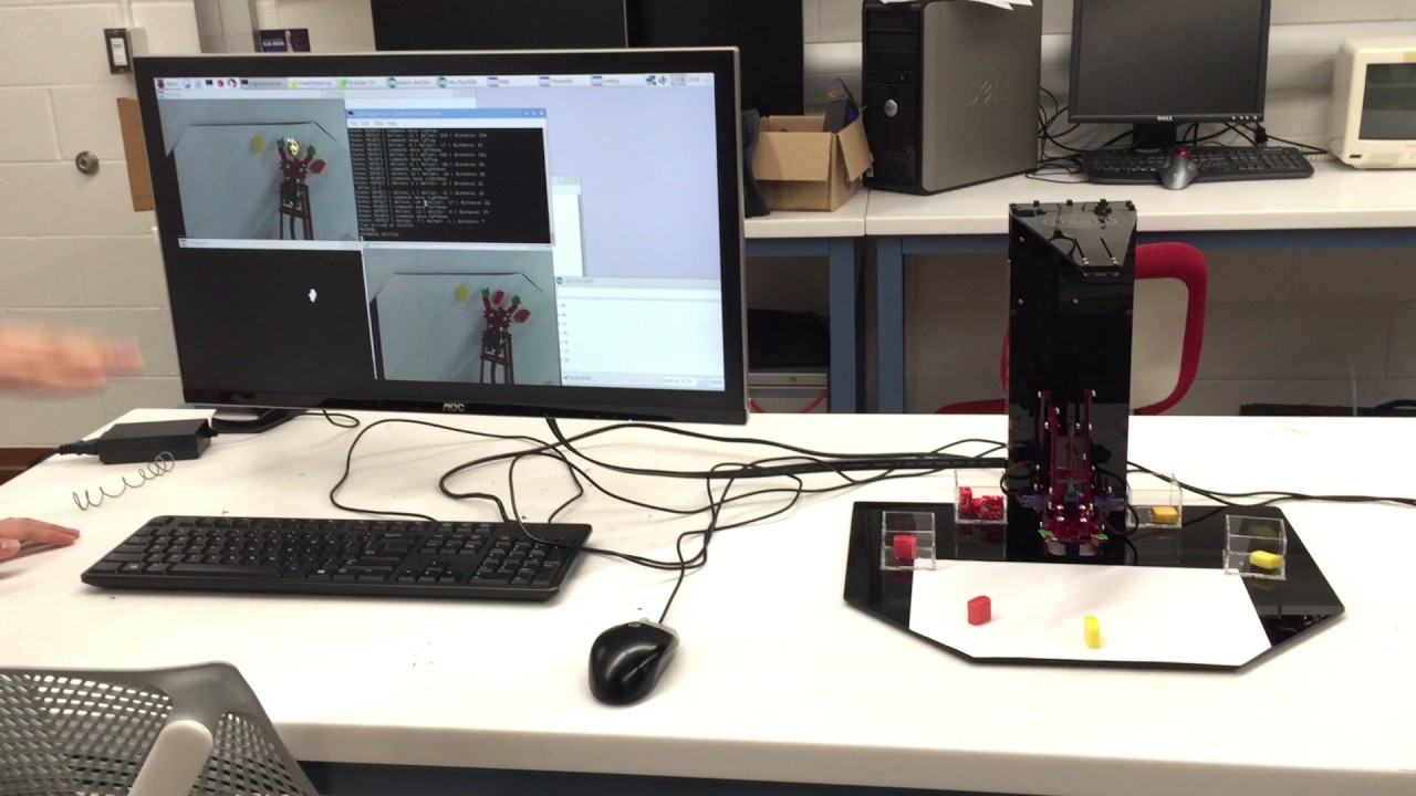 Robotic candy sorter - YouTube