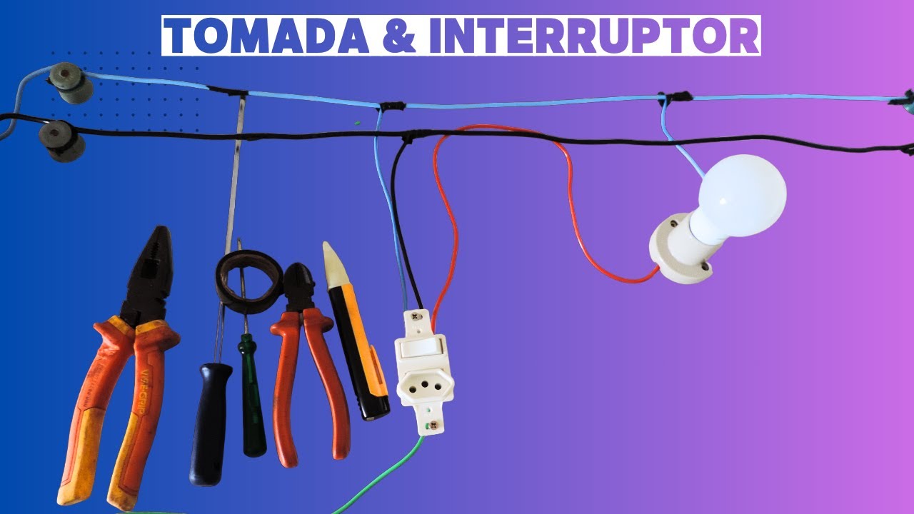 ⚡Guia Passo a Passo de como Instalar Tomada com Interruptor e ...
