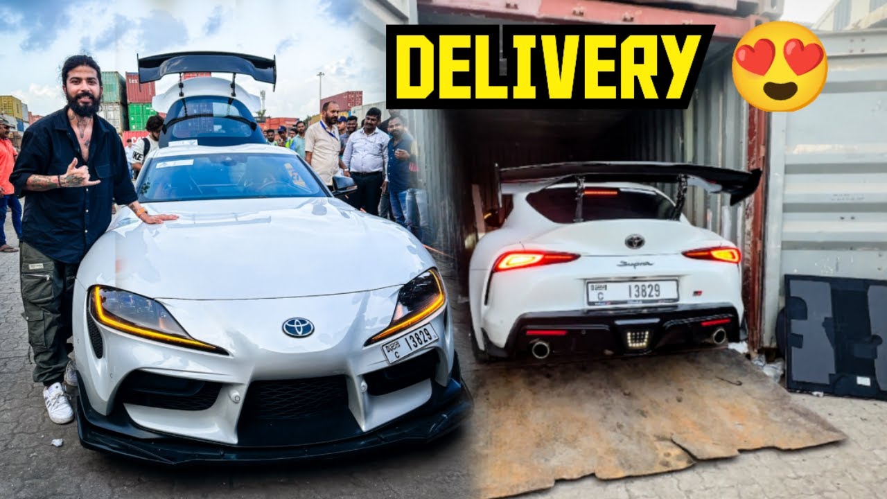 Finally Apni New Supercar Supra Mk5 Ki Delivery Lehi Li 😍 - YouTube