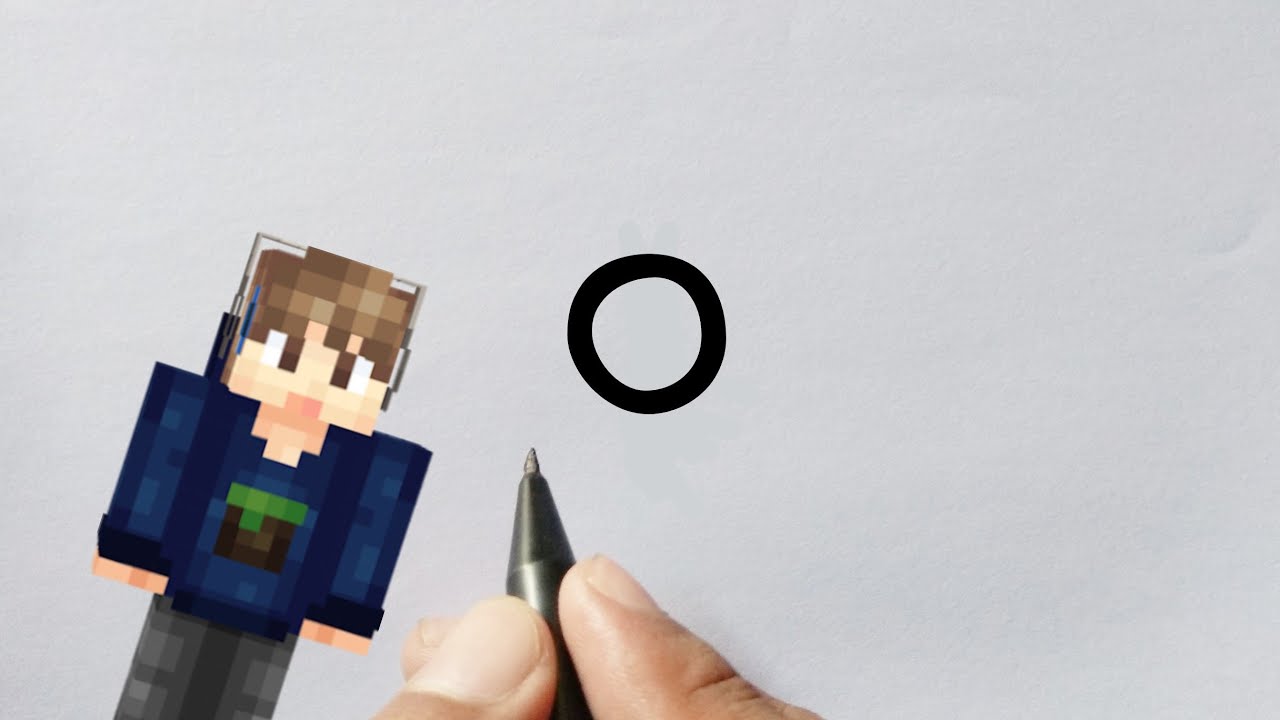 MUDAH BANGET, Cara menggambar ODO KENTANG (Karakter Minecraft) - YouTube