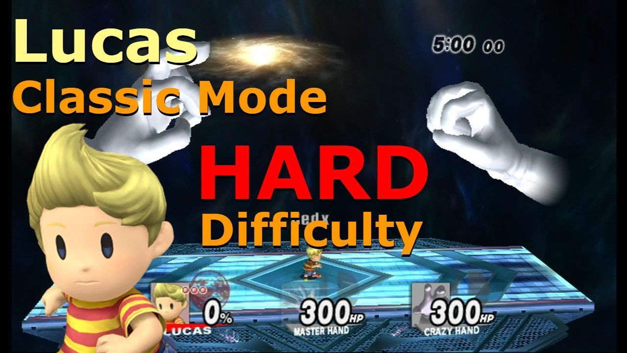 Super Smash Bros. Brawl - Classic Mode - (Hard Difficulty) (Lucas ...