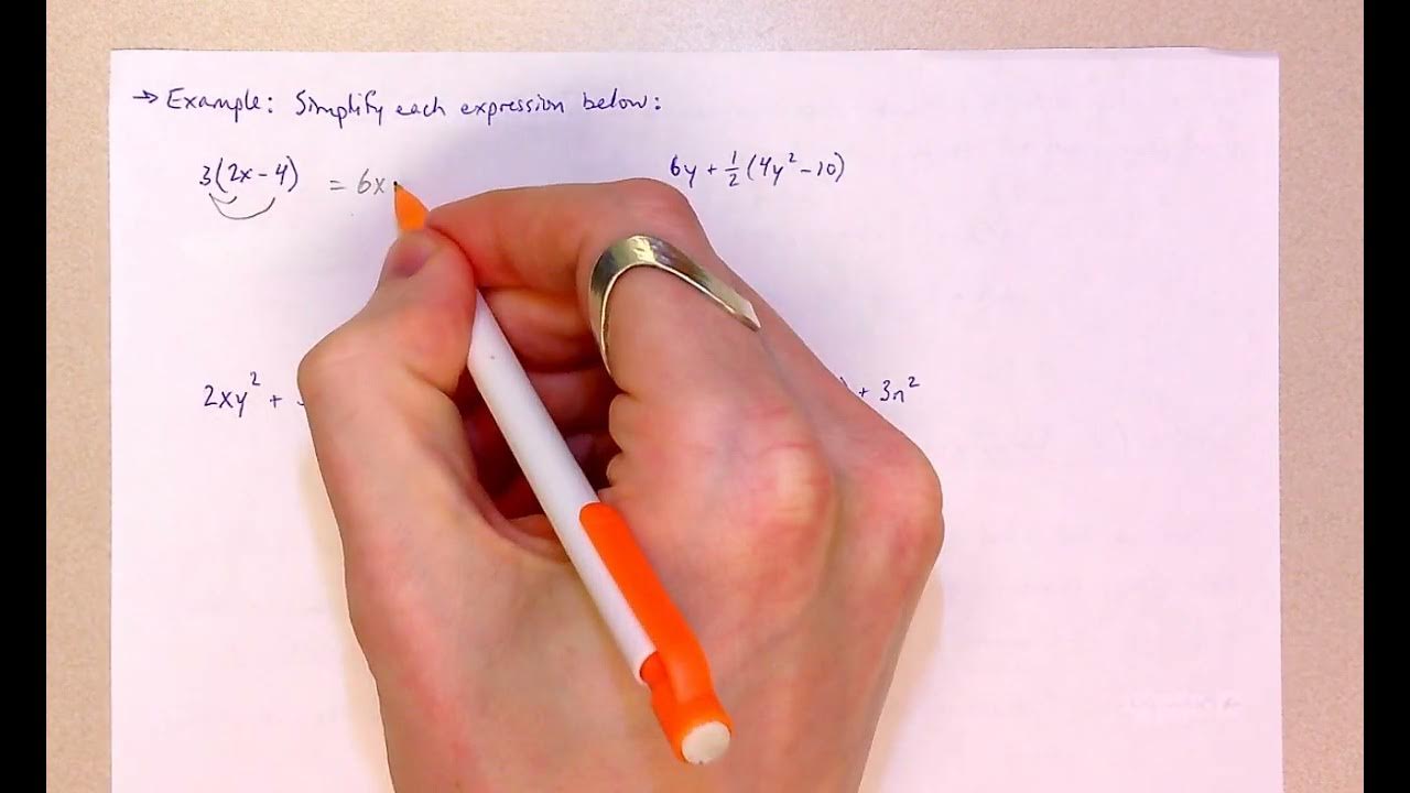 Intro to Algebra - Simplifying Expressions - YouTube